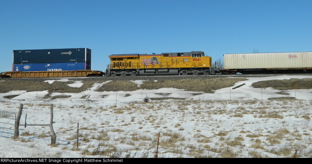 UP 8041 Mid Train DPU Again